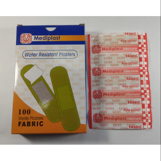 80 Pcs Medical Plaster Strips Adhesive Antiseptic Bandage Band Aid ...