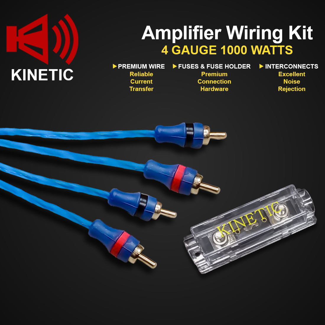 KINETIC Amplifier Wiring kit | Lazada PH