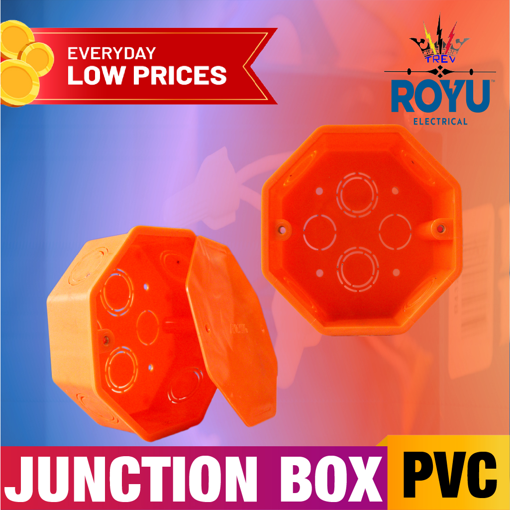 TREV Royu PVC Junction Box w/wo Cover | Lazada PH