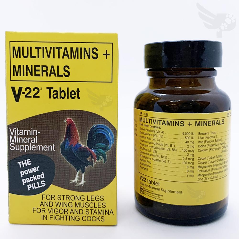 V22 TABLET (sold per bottle) 100 TABLETS X 1 BOTTLE - petpoultryph ...