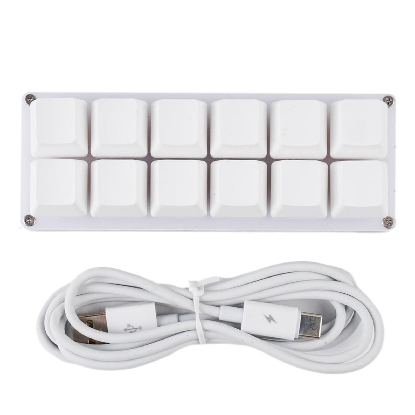 12 Keys Numerical Keyboard Mini Keyboard Copy Paste Password Key Shortcuts Mechanical One Custom ...