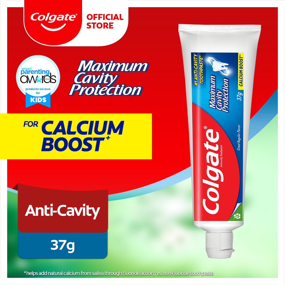 Colgate Maximum Cavity Protection Great Regular Flavor Anti-Cavity ...
