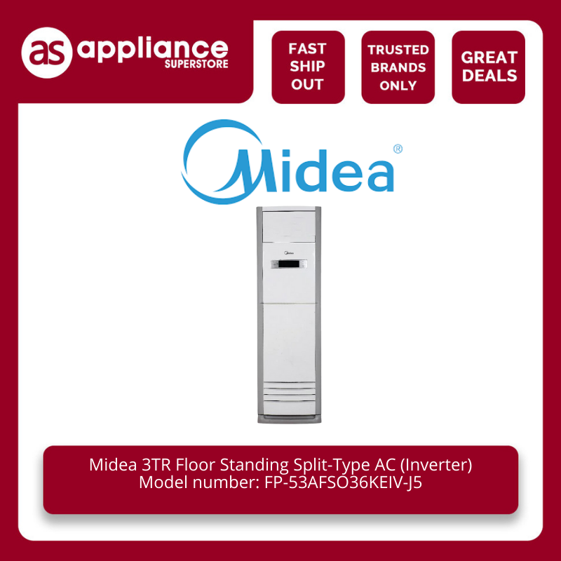 Midea 3TR Floor Standing Split-Type AC (Inverter) Model number: FP ...