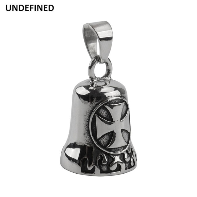 Motorcycle Bell Cross Engine Cool Biker Guard Bell Stainless Steel ...