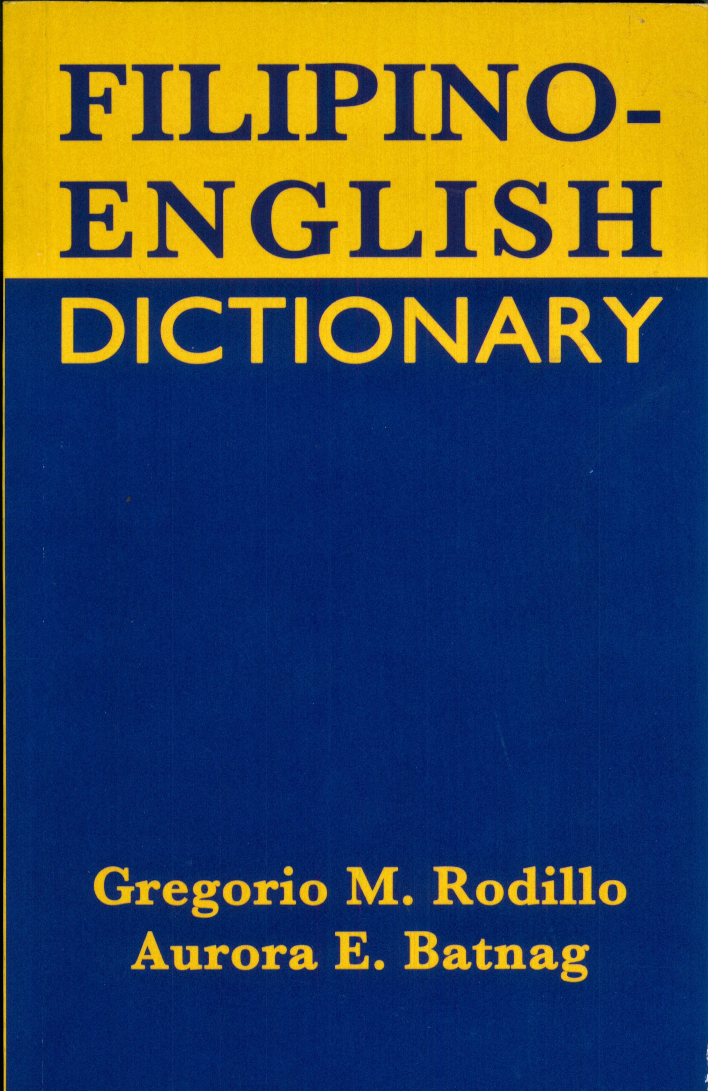 Filipino-English Dictionary | Lazada PH