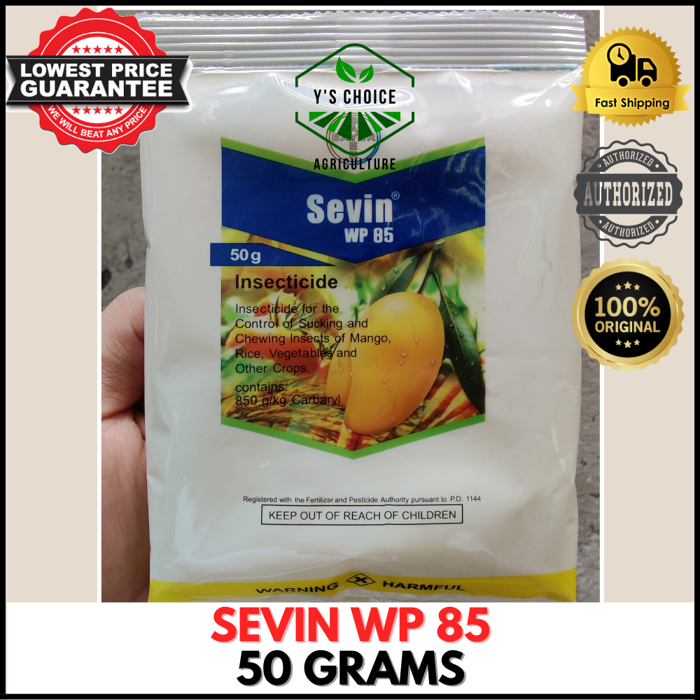 SEVIN WP 85 POWDER INSECTICIDE - ANTI-TICK - ANTI-FLEA - 50 grams ...