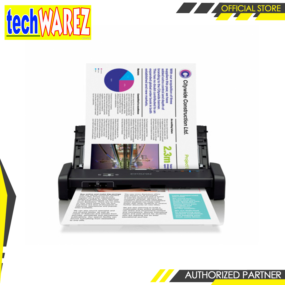 Epson WorkForce DS-310 Portable Sheet-fed Document Scanner | Lazada PH