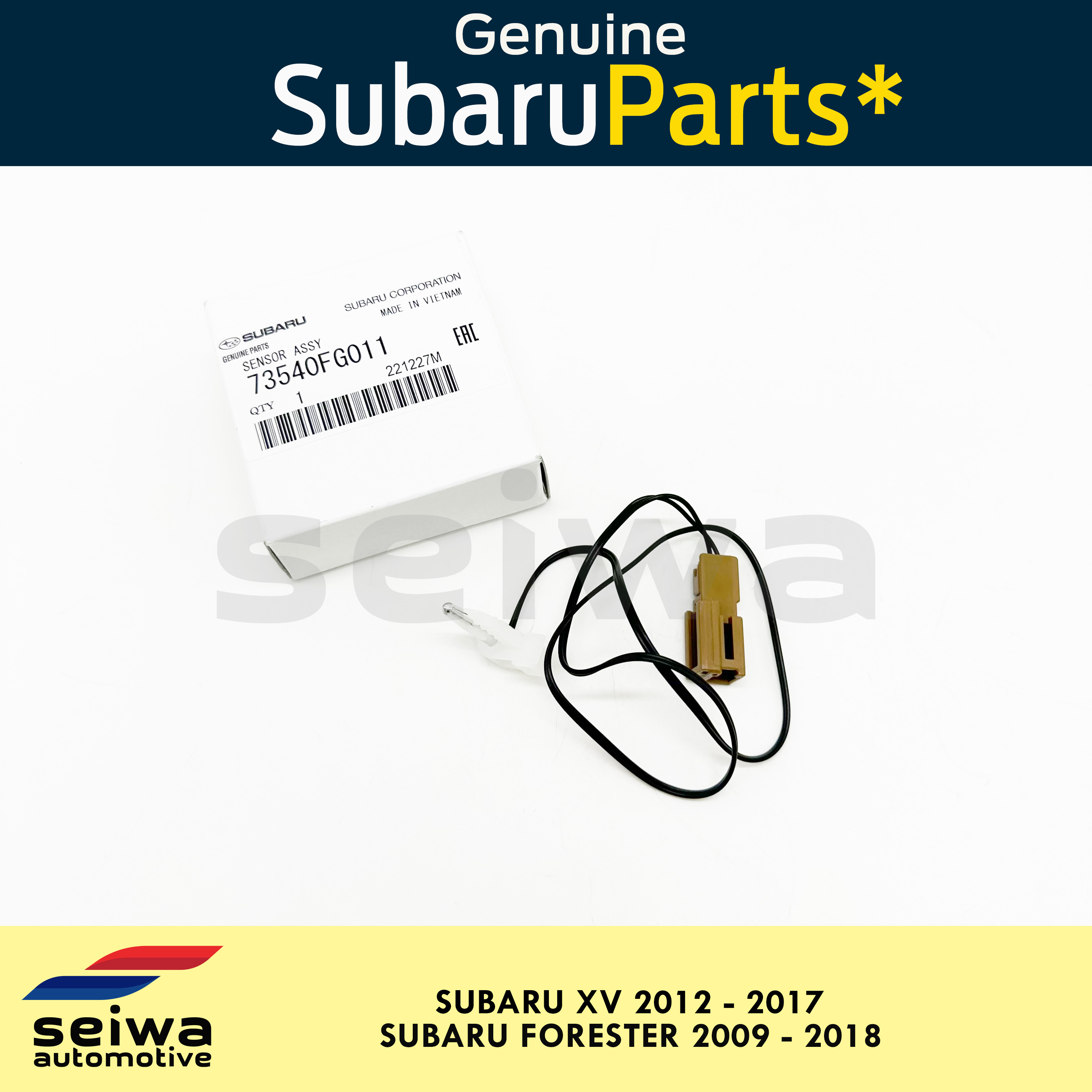 [2009 - 2018] Subaru Forester Aircon Thermistor - [2012 - 2018] Subaru ...