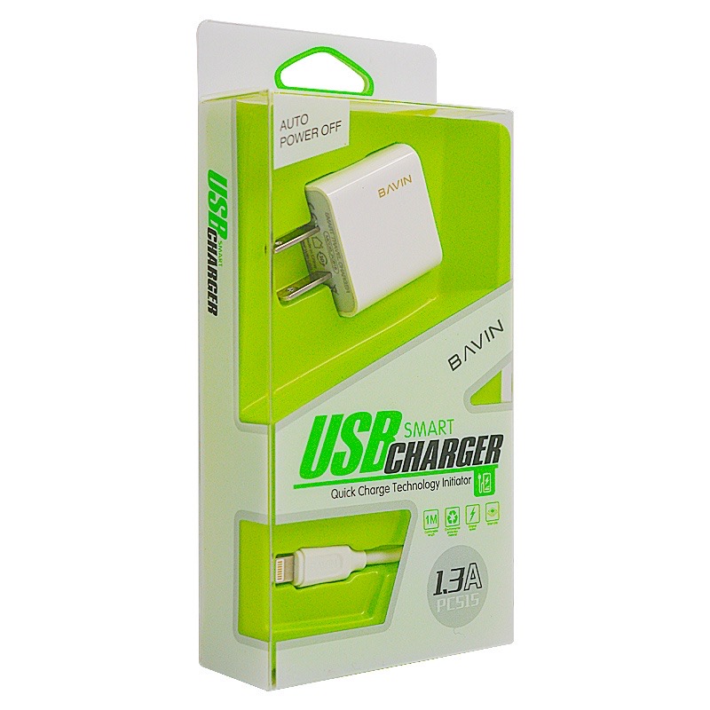 Value Original BAVIN 1.3A/2.3A Fast Charger Adapter With Cable USB ...