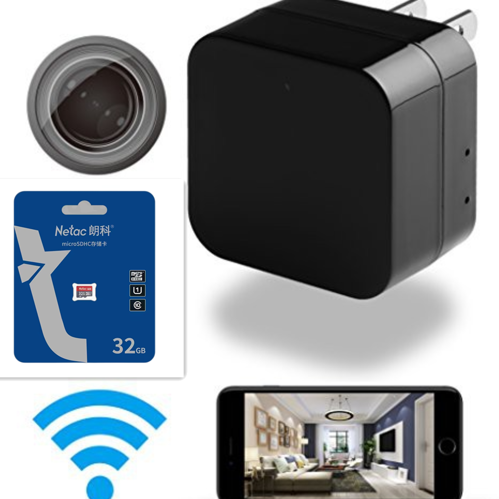 A8/S2 Hidden Charger Full HD 1080P Wireless Hidden Cameras-Video ...