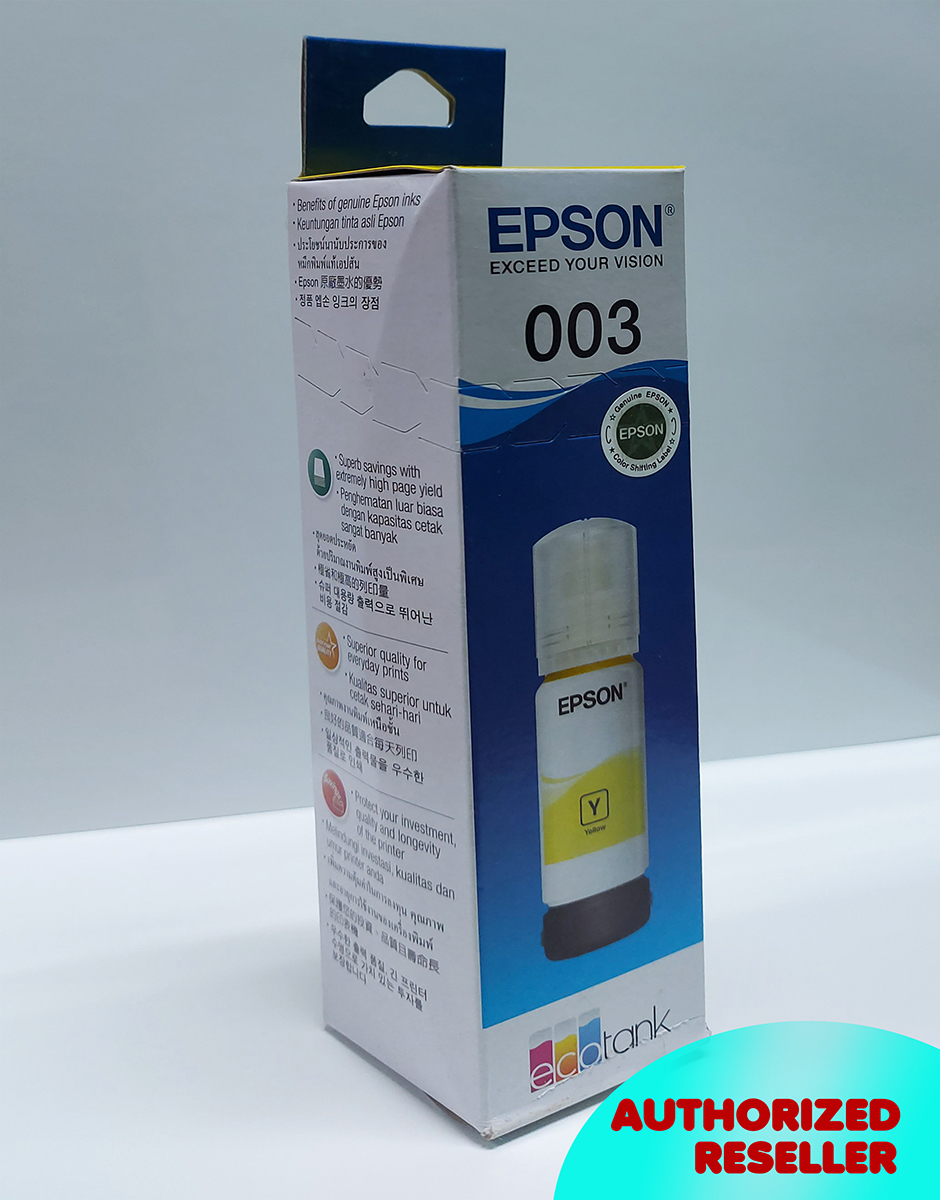 Epson 003 Ink Bottle for Printer Model EPSON L3110 / L3150 (C13T00V100 ...