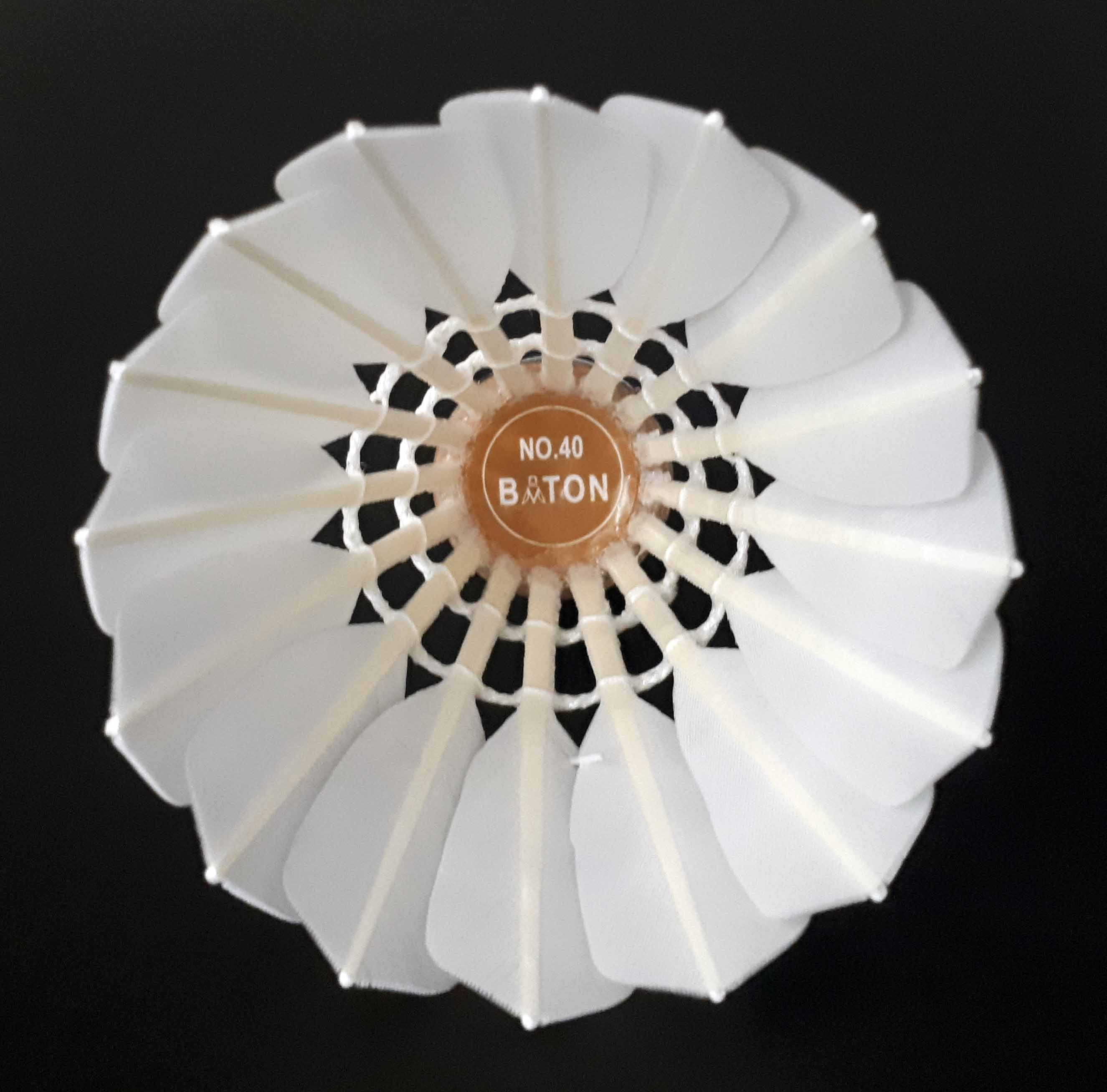 Baton No. 40 BT40 Goose Feather Badminton Shuttlecock | Lazada PH