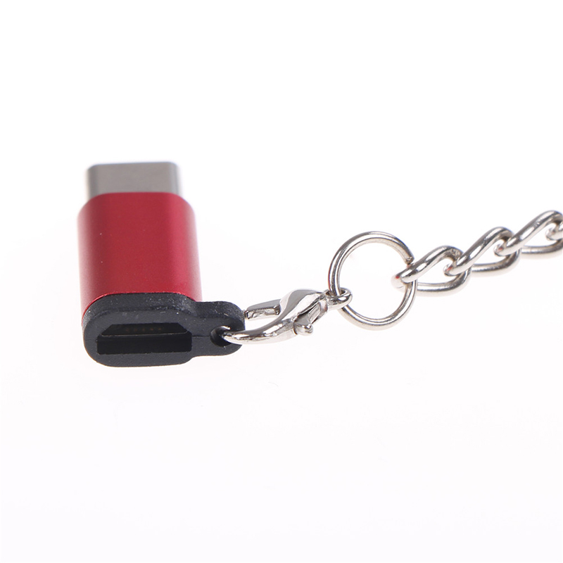 Aluminum USB-C to Micro USB Adapter Keychain Type-C to Micro USB ...