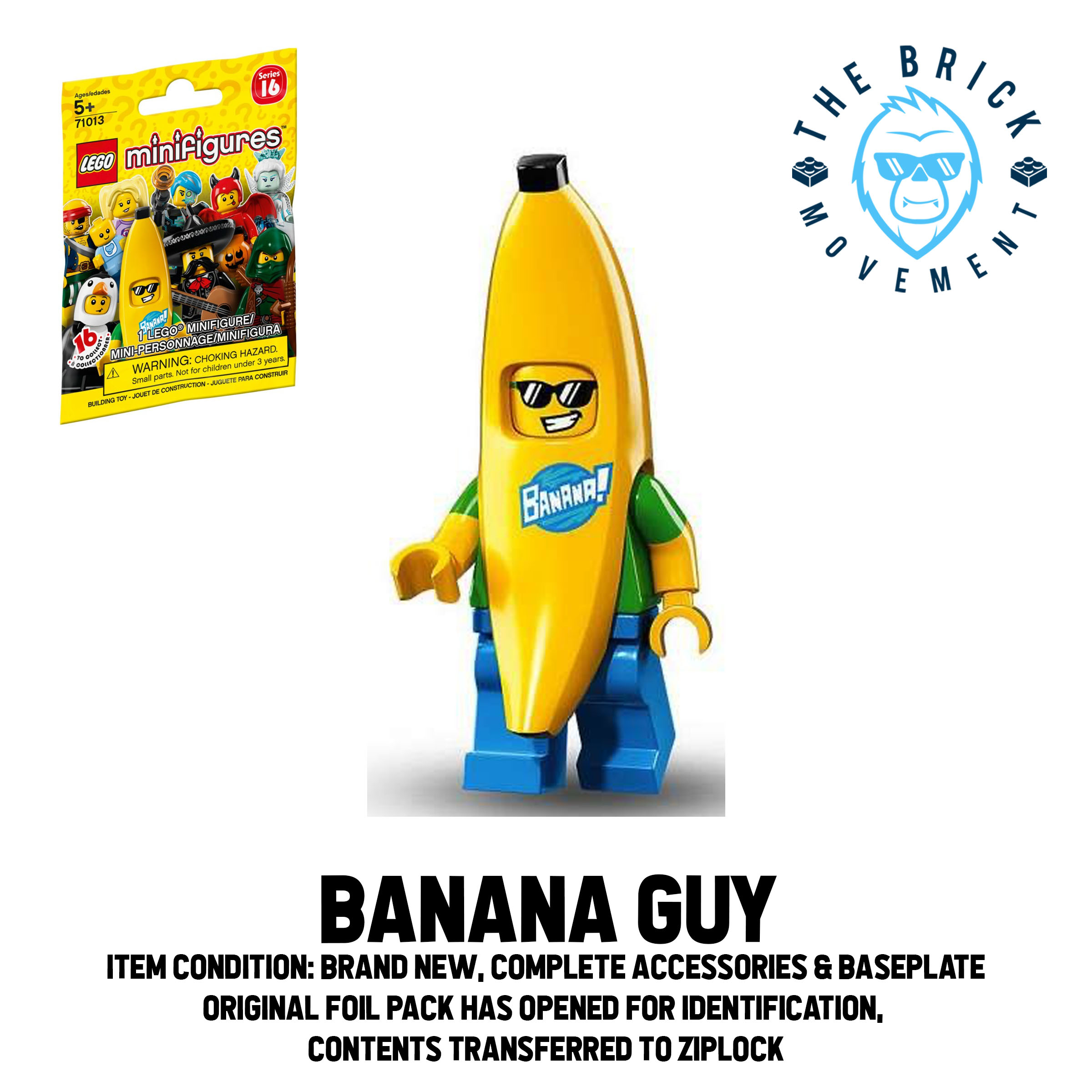 LEGO® Collectible Minifigure Series 16: Banana Guy Minifigure | Lazada PH