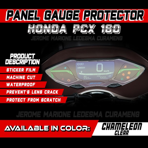 PANEL GAUGE PROTECTOR HONDA PCX 160 | Lazada PH