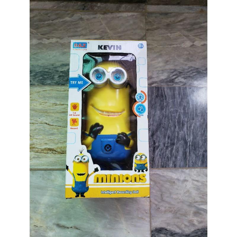【Ready Stock】Minions toys Kevin with lights, sound and voice record(3 ...