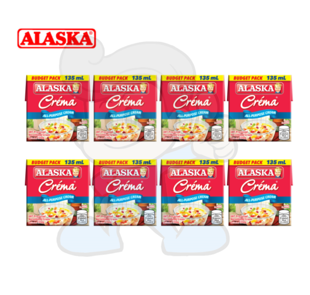 Alaska Crema All-Purpose Cream (8 x 135ml) | Lazada PH