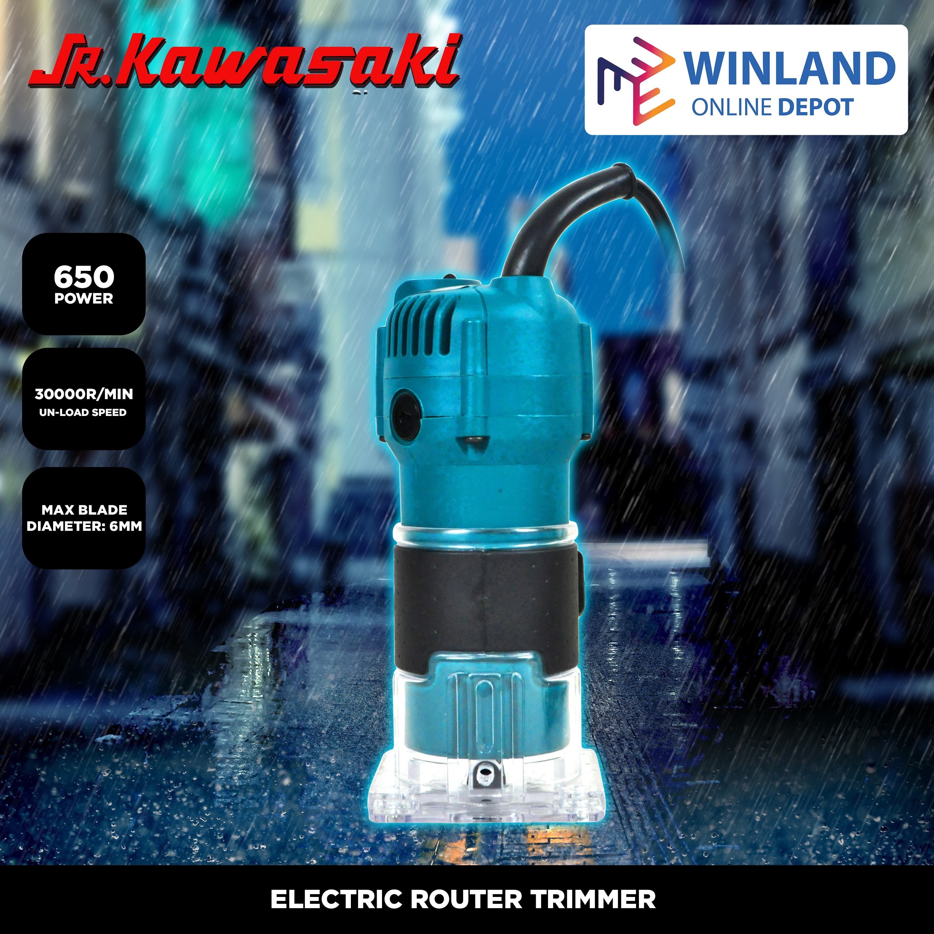 Jr Kawasaki by Winland Professional Tools Japan Electric Router Trimmer ...