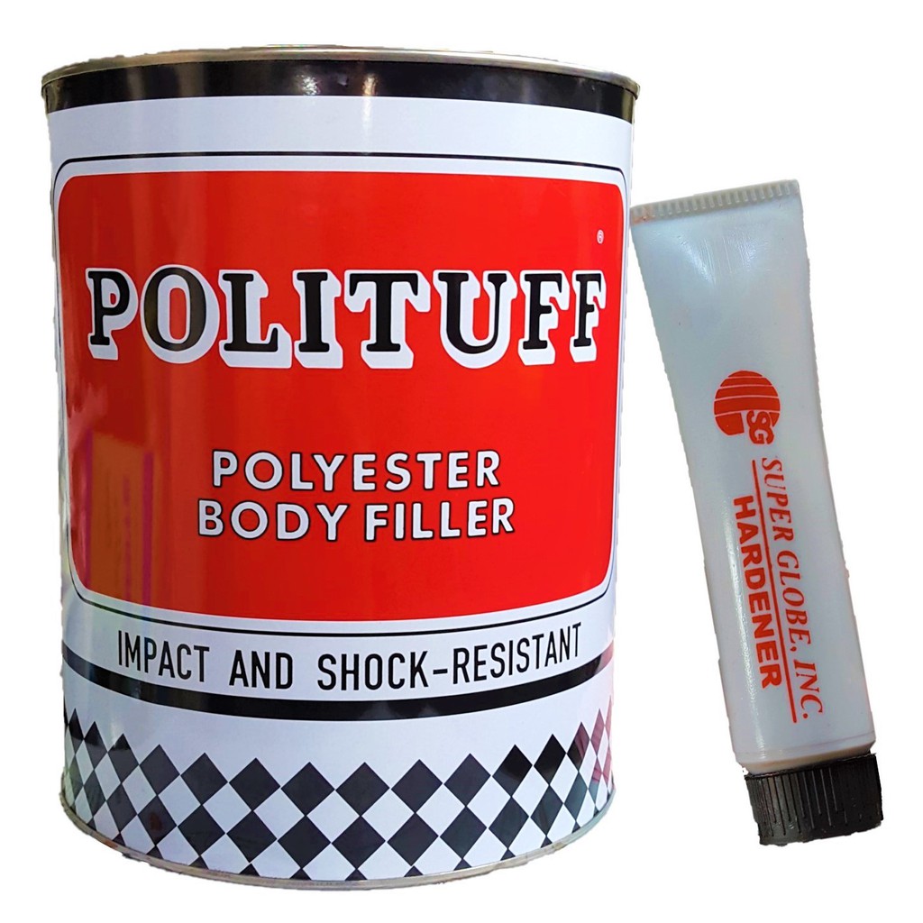 Polituff Polyester Body Filler with Hardener - 4L | Lazada PH