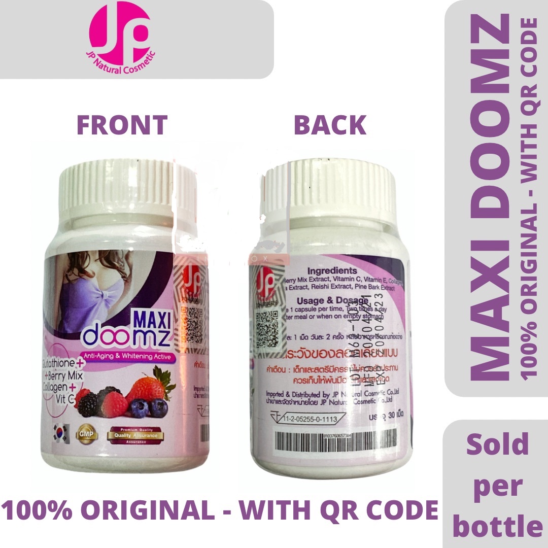(Preferred WITH QR CODE ) (Thailand) Original100% Authentic Maxi doomz ...