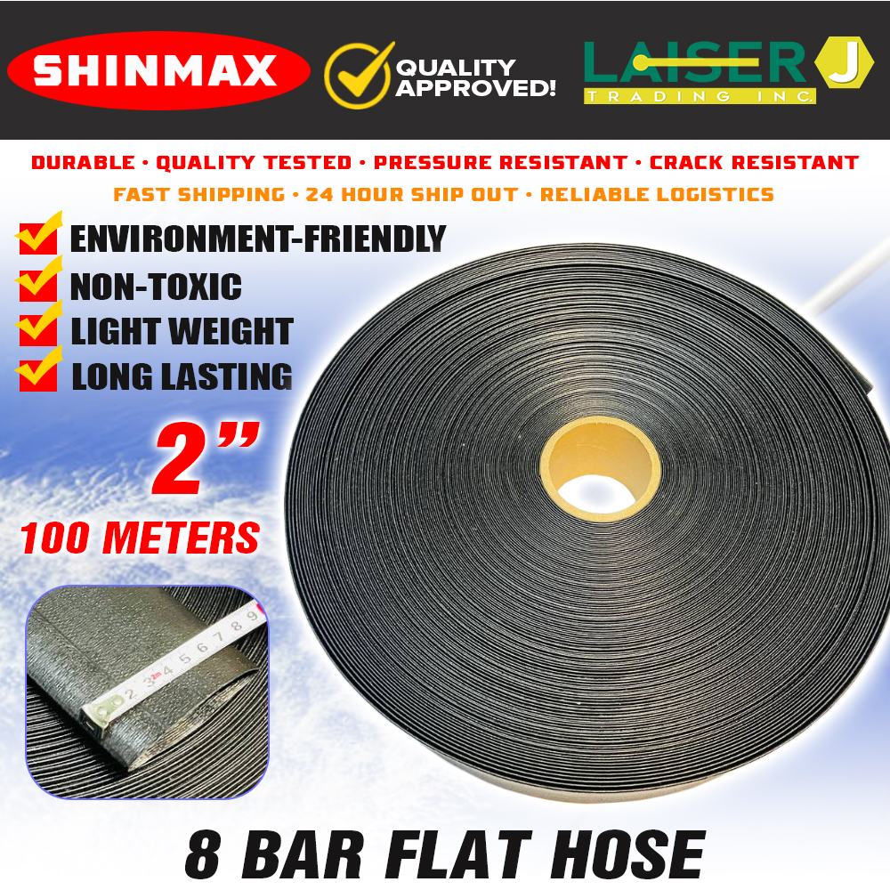 Shinmax Japan Flat Hose 4" 100 Meters Duct Hose Garden Farm Hose ...