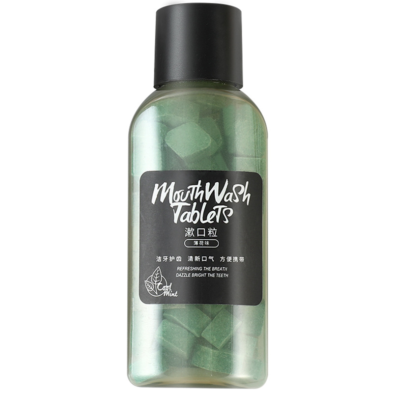 Solid particle mouthwash granules for clear breath mint fruity and ...
