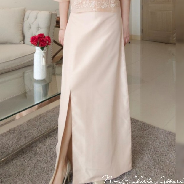 MODERN FILIPINIANA MARIA CLARA TOP AND SKIRT FOR WOMEN | Lazada PH