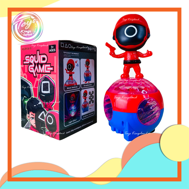 Toys Kingsland Squid Game Pink Guard Pink Soldier Balance Bump n Action ...