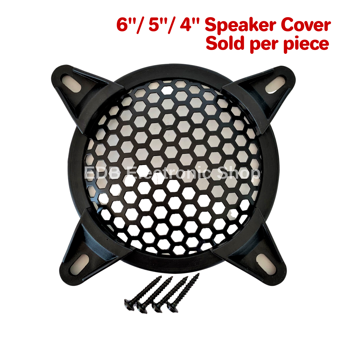 6.5"/6"/ 5"/4" Speaker Cover Steel Mesh Speaker mesh with Clips and ...
