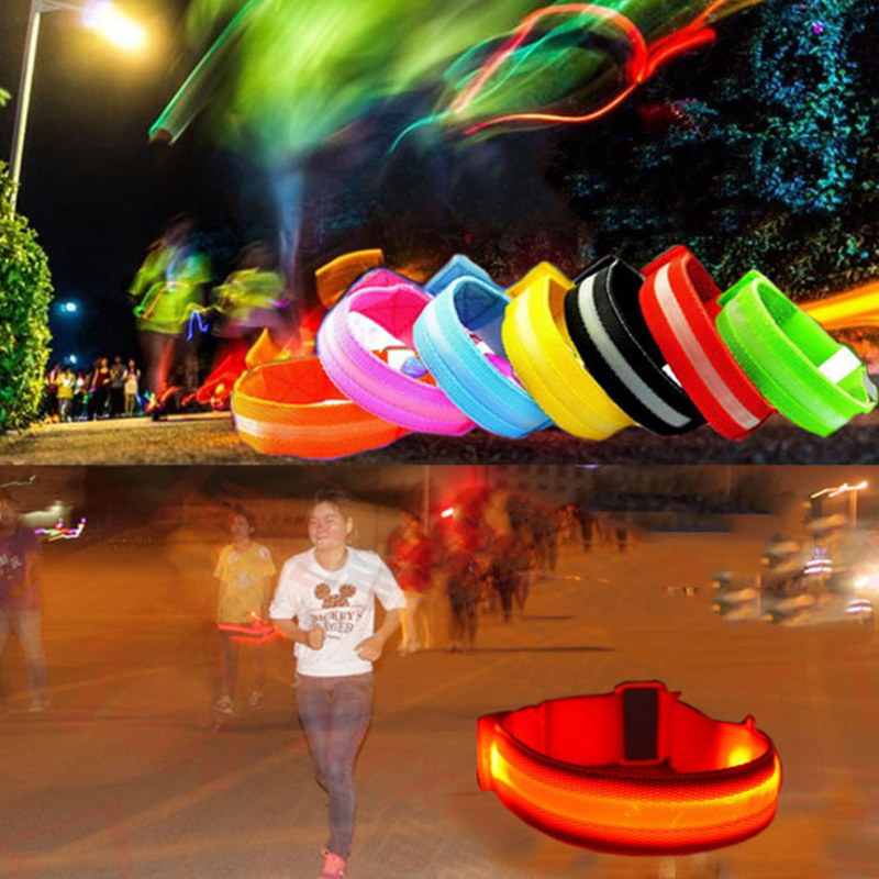Have stock 【C O D】 Outdoor LED Night Run Light Bracelet Safety ...