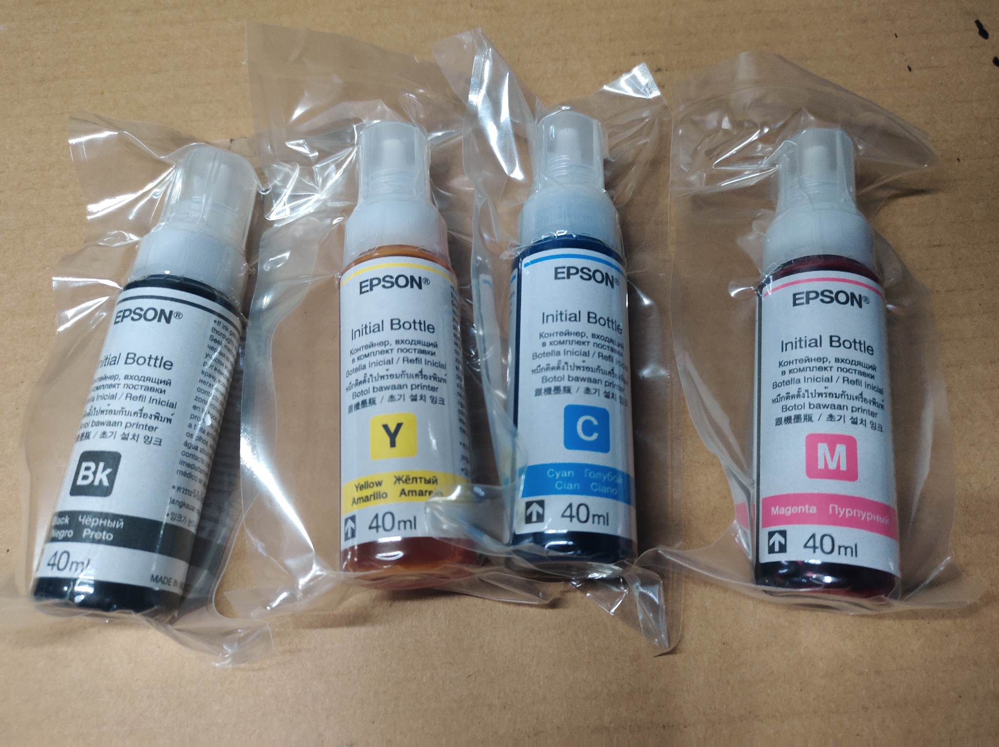ink for epson l121 orig 4colors 40ml cmyk | Lazada PH