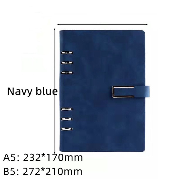A5 B5 Removable buckle 6 hole notebook College notebook loose-leaf ...