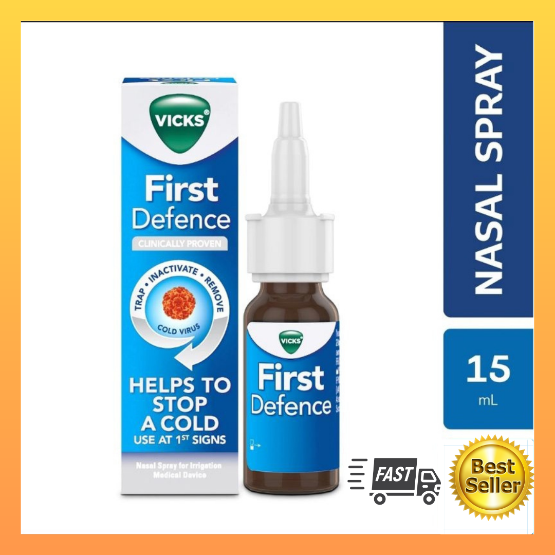 VICKS First Defence NASAL Spray like Betadine NASAL Spray Cold Defense ...