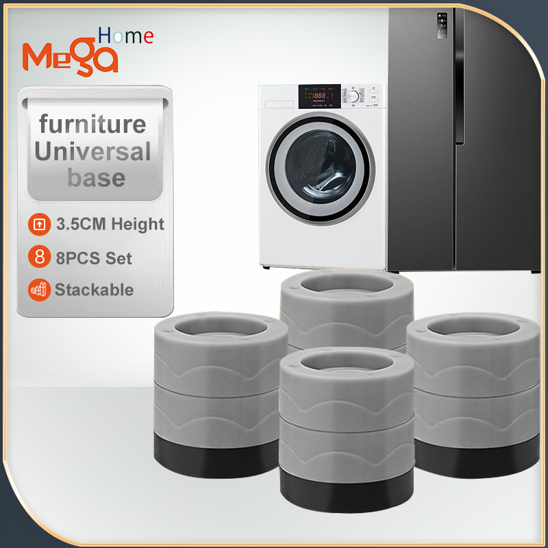 MegaHome 4PCS Washing Machine Rack Stand Anti Vibration Foot Pads Stand ...