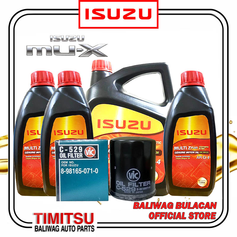 ISUZU MULTI Z 10W-30 SYNTHETIC BLEND BUNDLE 7 LITERS | Lazada PH