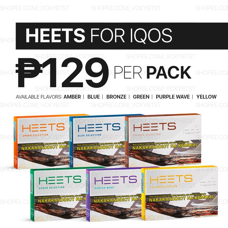 【Ready Stock】 HEETS FOR IQOS HEATSTICK ALL FLAVORS AVAILABLE (ONHAND ...