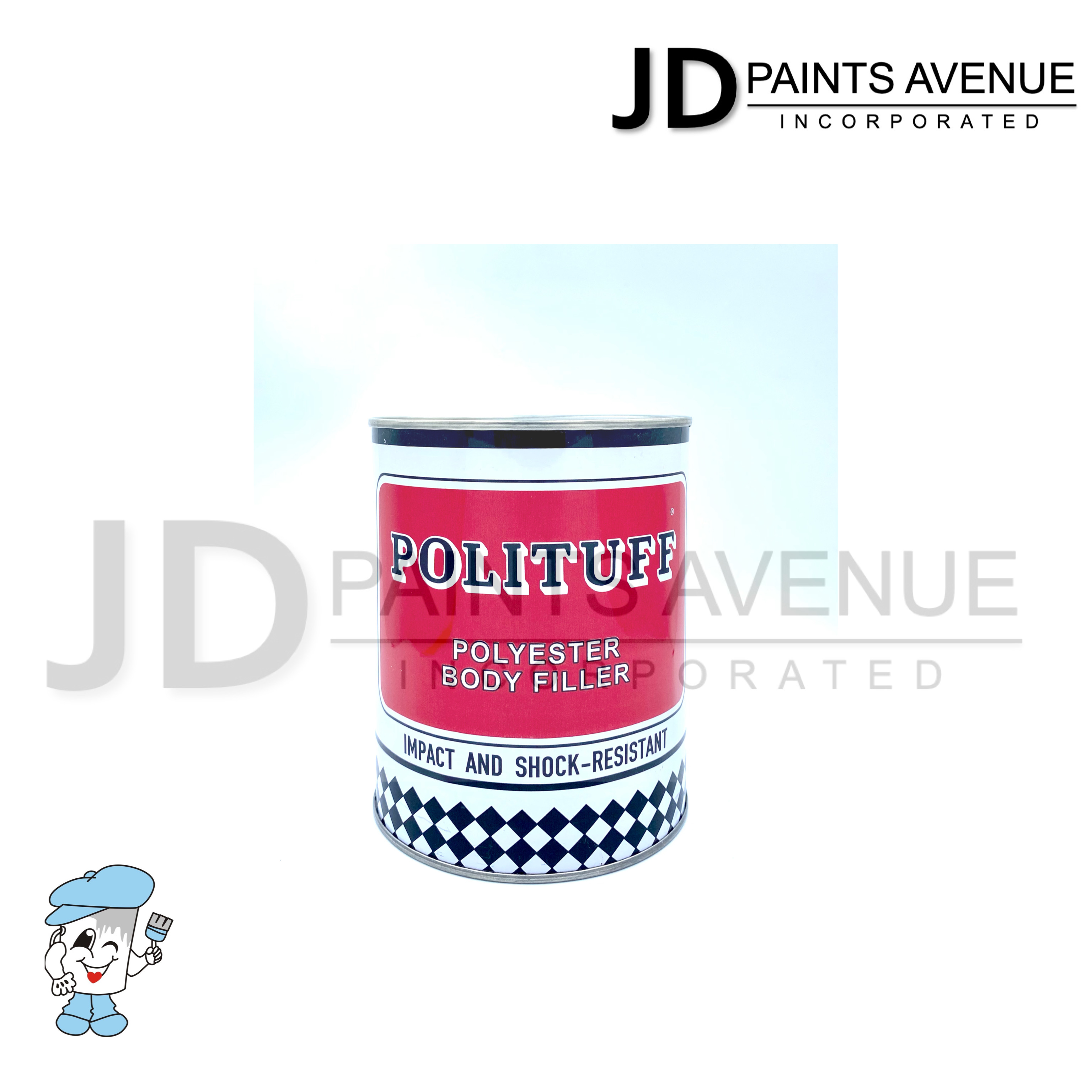 Polituff Polyester Body Filler w/ hardener - LITER | Lazada PH