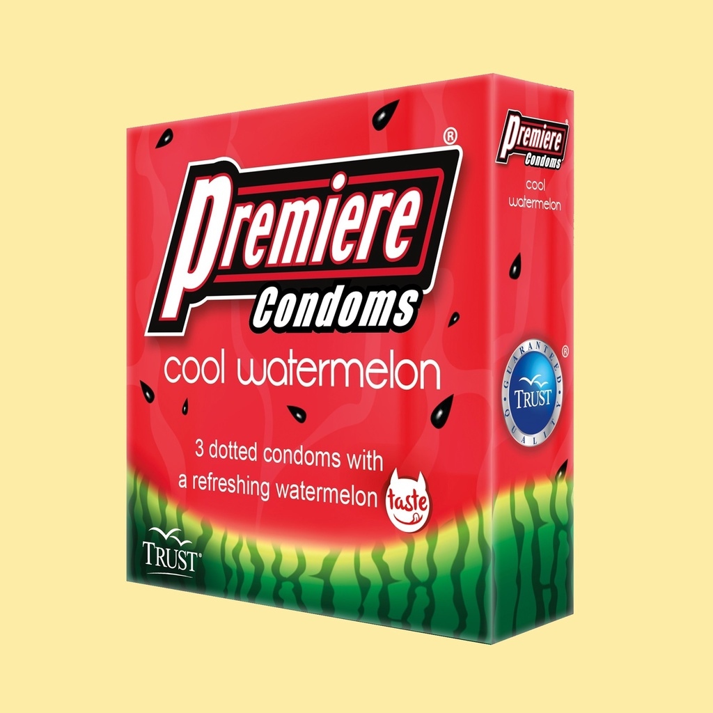 PREMIER Cool Watermelon 3 Dotted Condom | Lazada PH