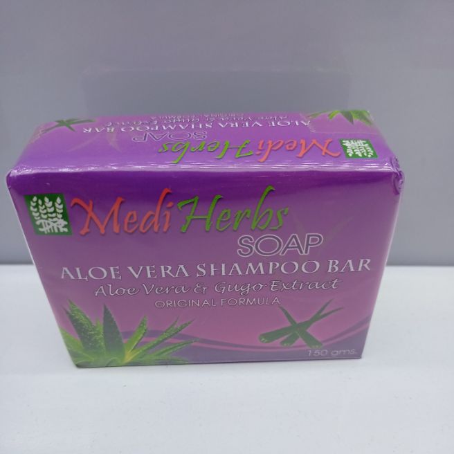 MEDIHERBS SOAP ALOE VERA SHAMPOO BAR 150G | Lazada PH