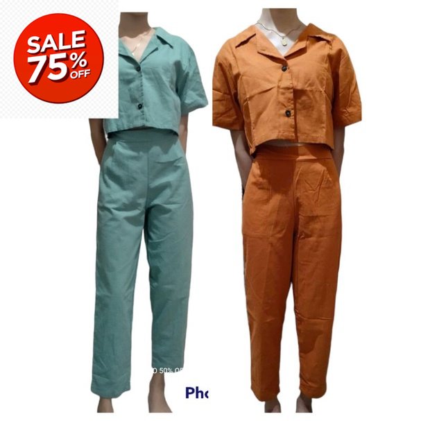 terno trouser and croptop for kids and teens | Lazada PH