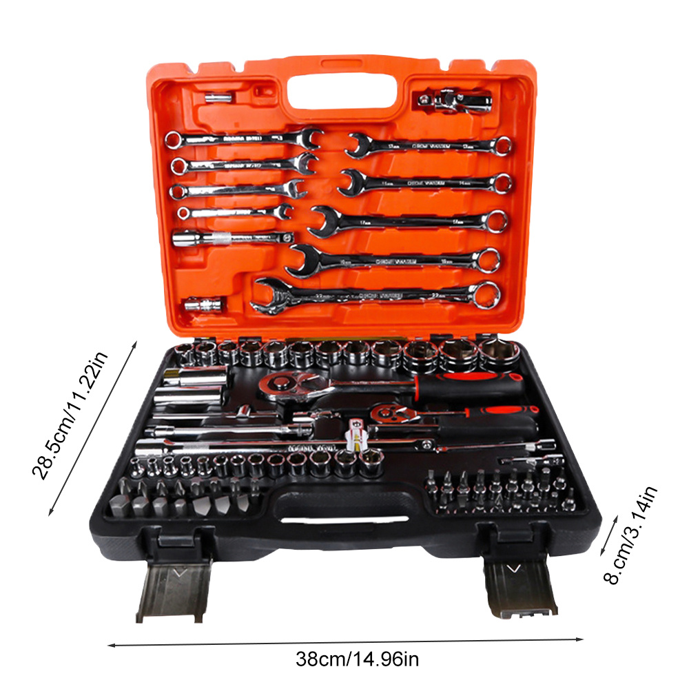 【Ready Stock】82PCS Car Motorcycle Repair Tools Socket Wrench Set ...