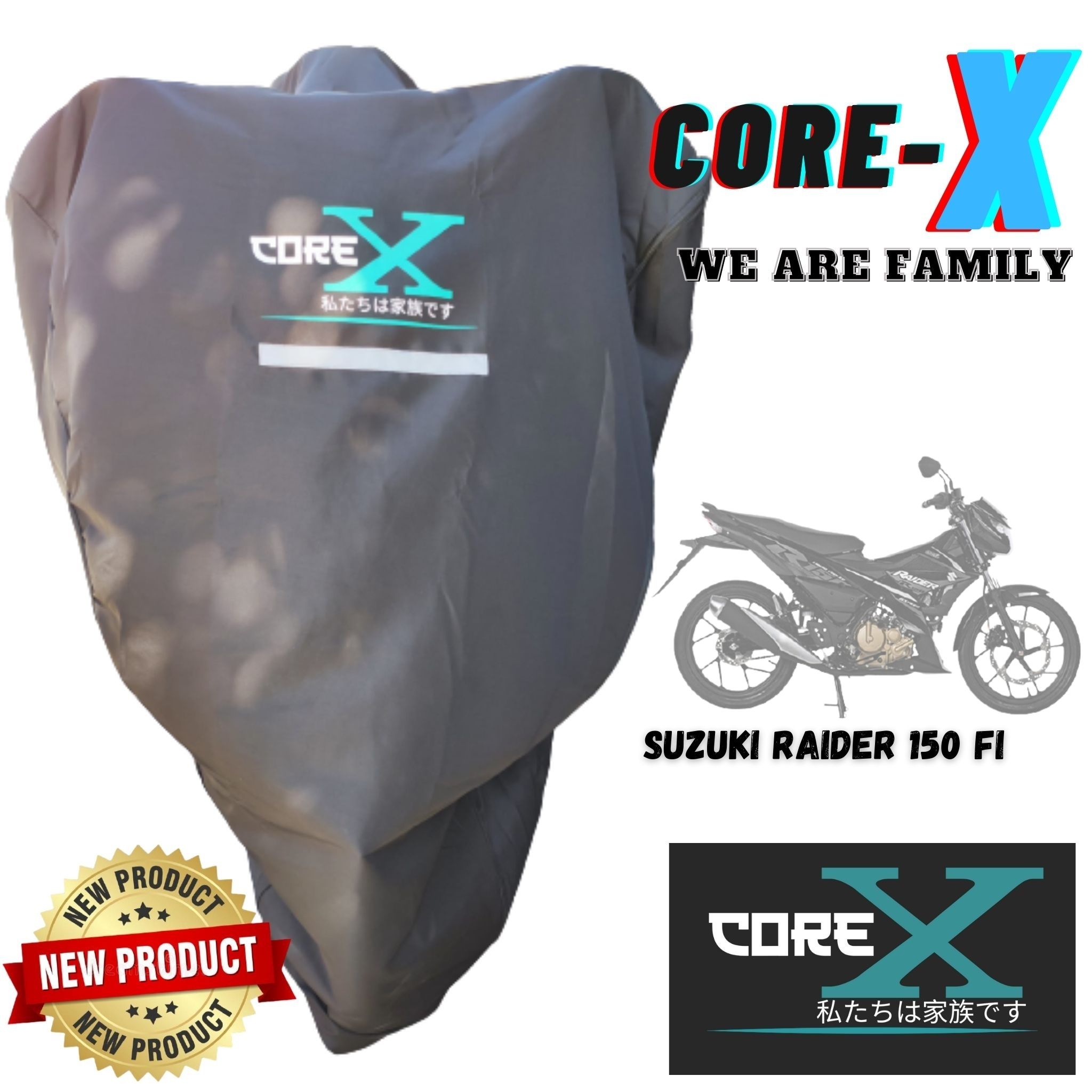 AG MOTOR COVER FOR SUZUKI RAIDER 150 FI |Core-X We are Family Powered ...