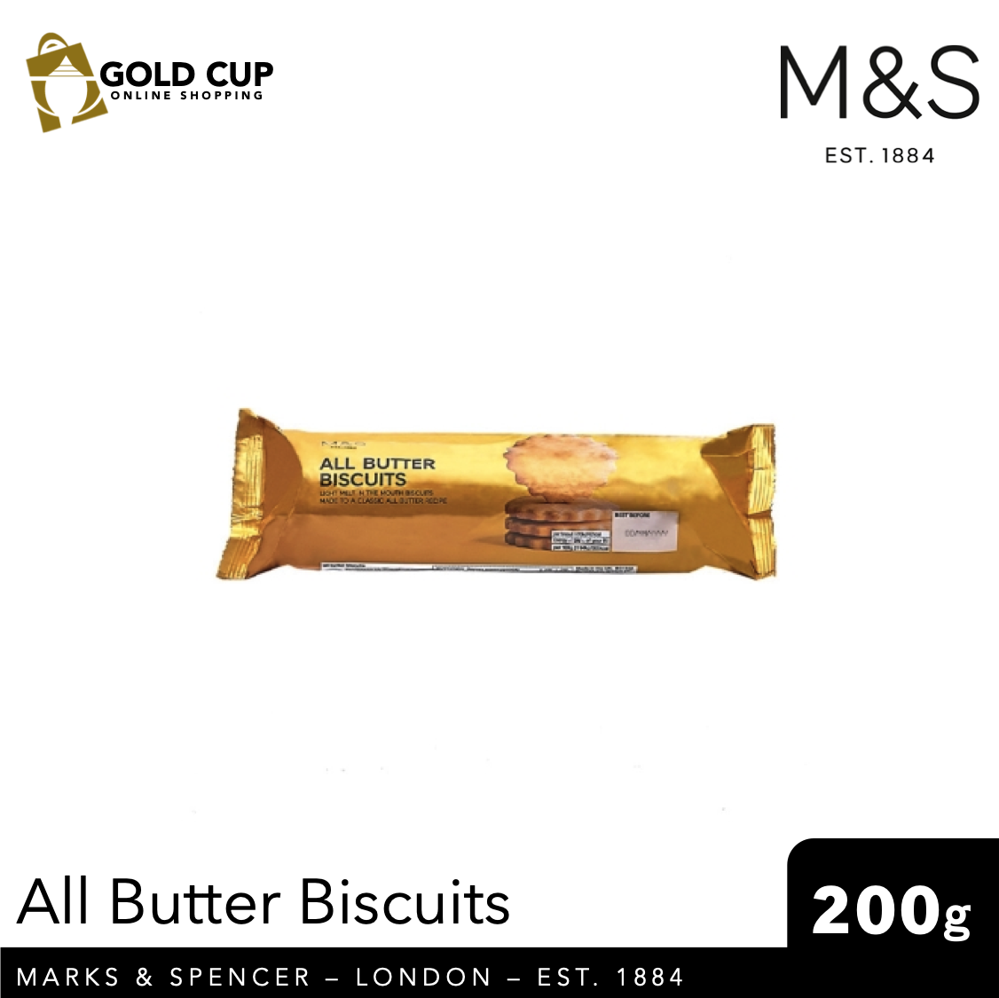 Marks & Spencer Food All Butter Biscuits 200g | Lazada PH