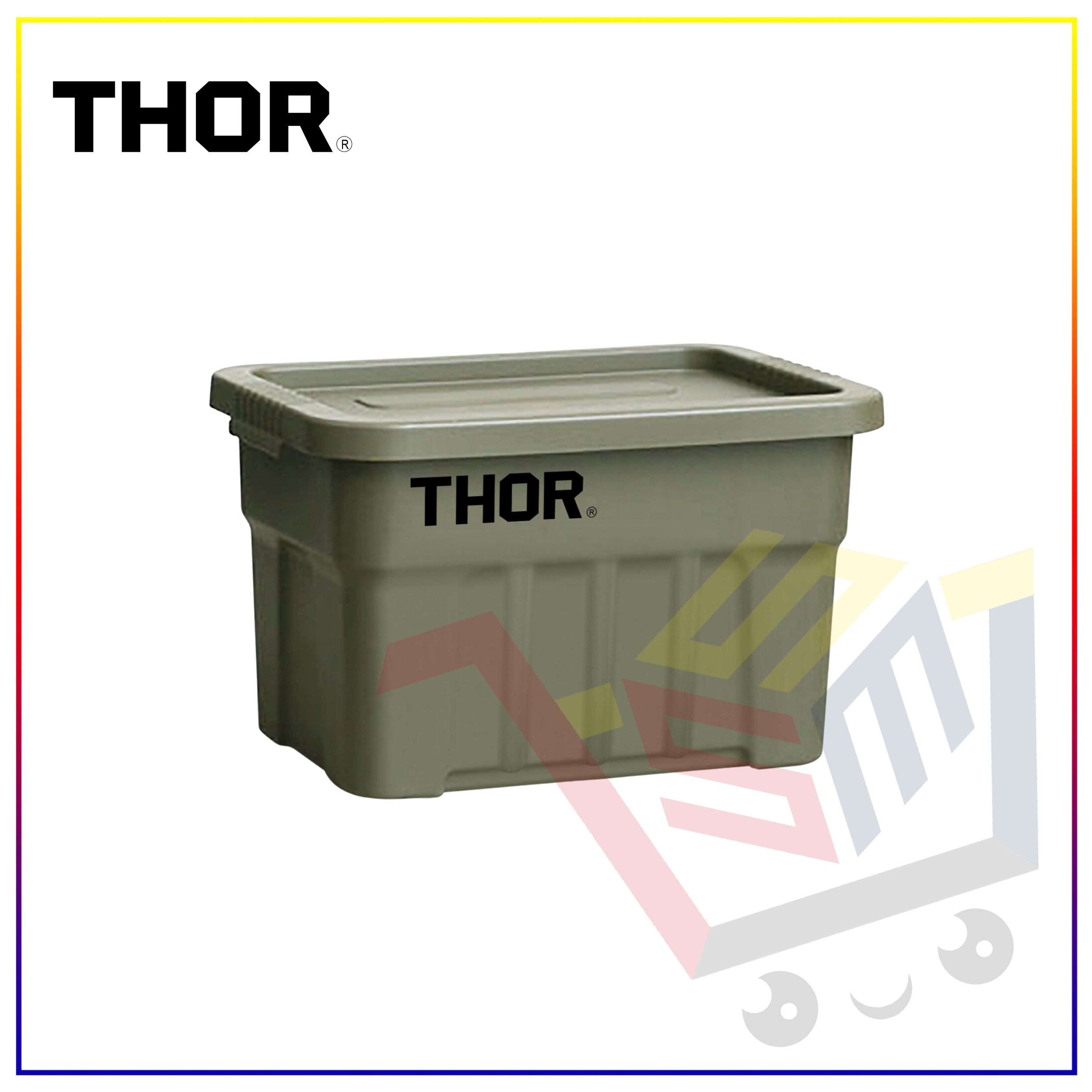 TH0R® 22L Storage Box with Lid/Container Box/Stackable Storage Box (NEW ...