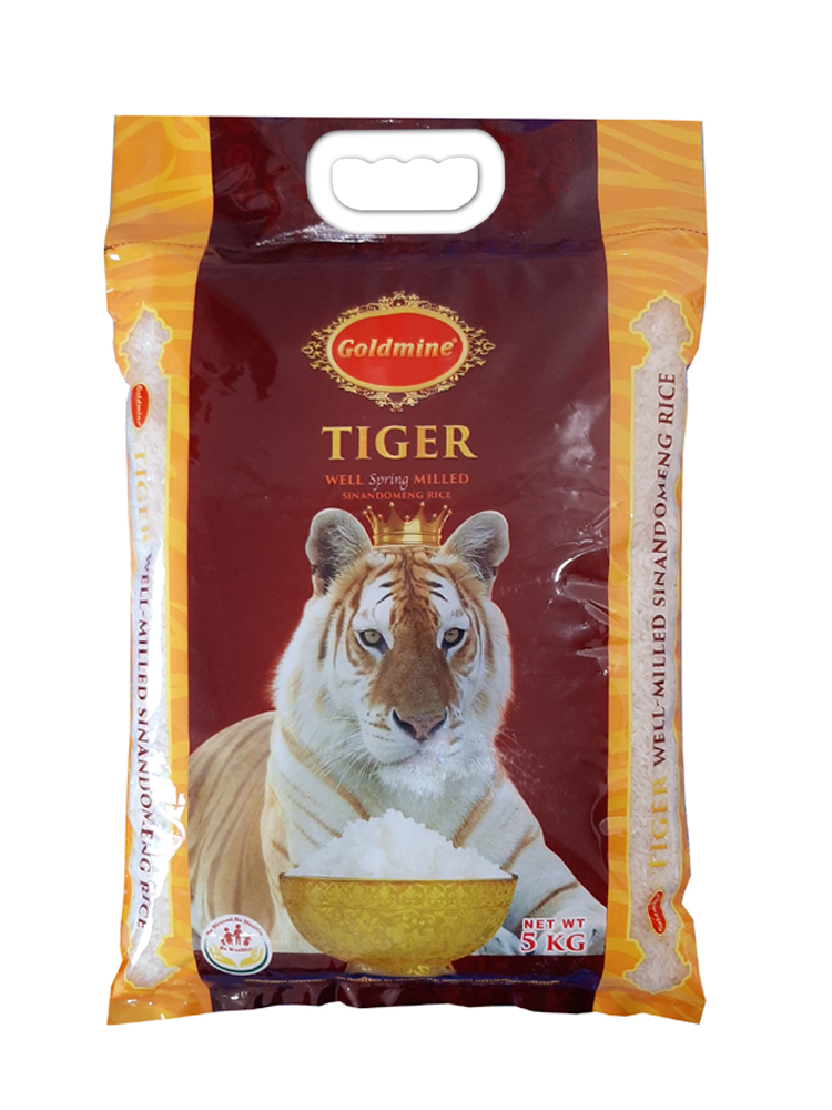 Goldmine Tiger Well Spring Milled Sinandomeng Rice 5KG | Lazada PH
