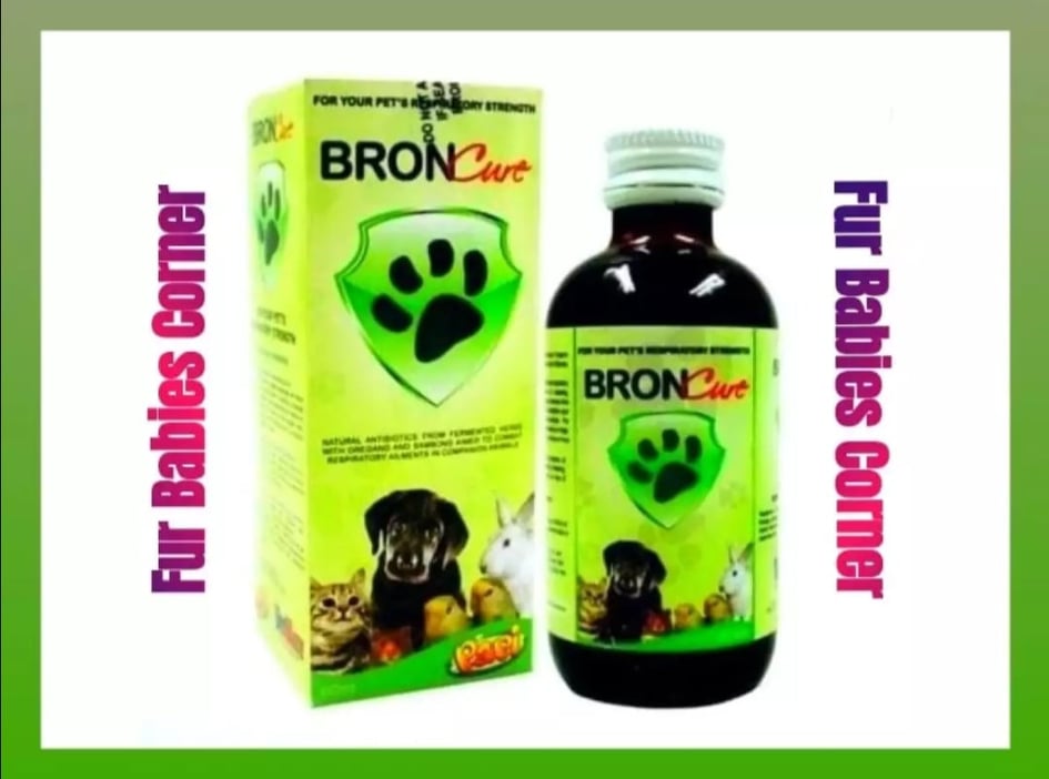 Broncure For Cough And Colds Of All Pets (60mL)(Comes With Free 3mL ...