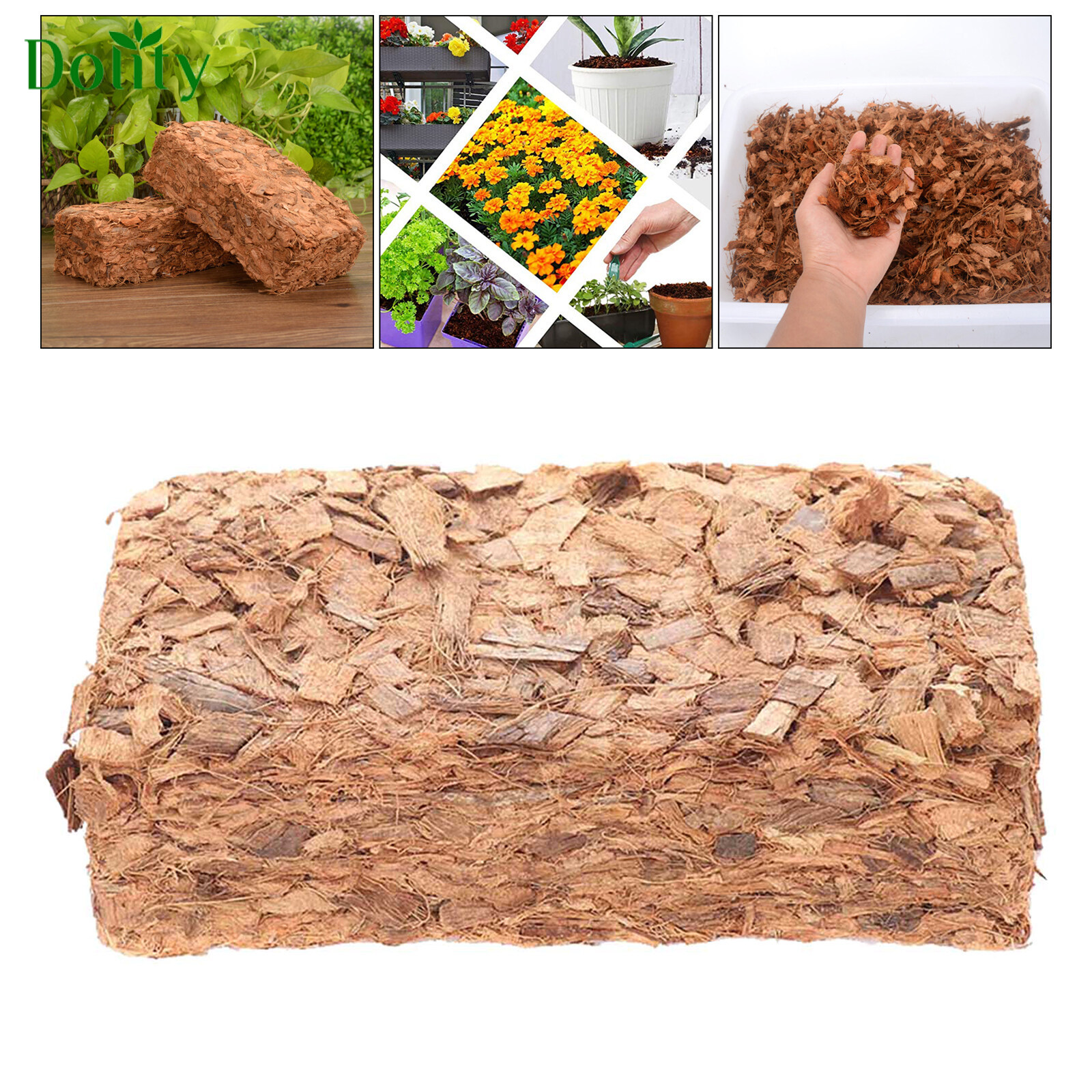 Dolity Premium Organic Coco Coir Brick Growing Potting Soil Coconut ...