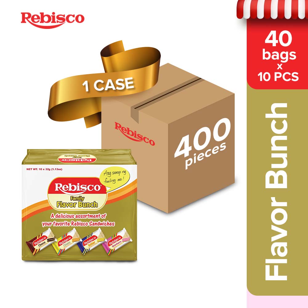 Favorite Bundle: Rebisco Sandwich Flavor Bunch 32g x 10pcs | Lazada PH