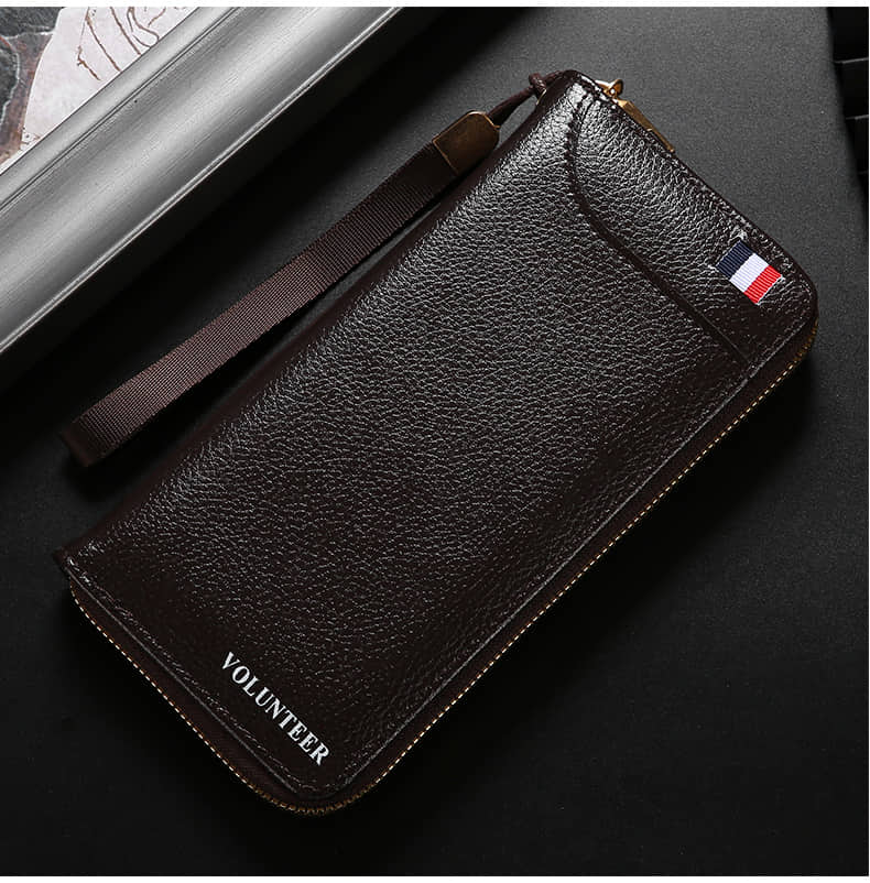 New Arrival Volunteer Design Long Wallet for Men's High Quality and ...