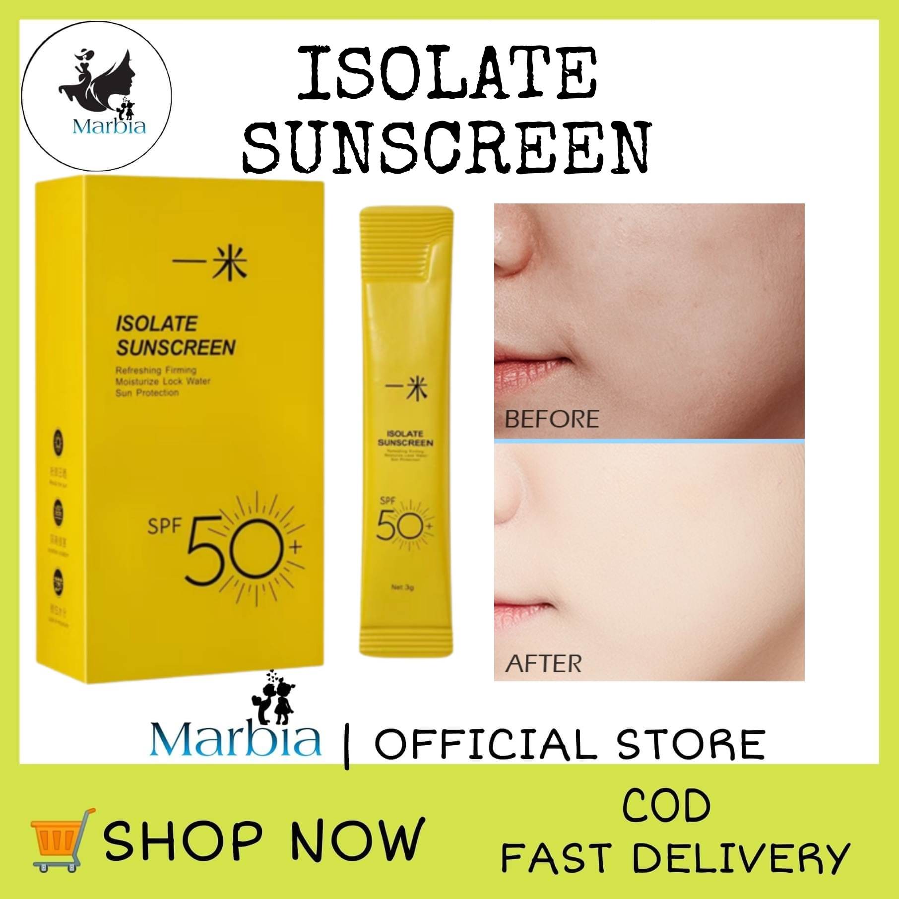 Original Isolate Sunscreen SPF50+ 20pcs/Box Refreshing Firming ...